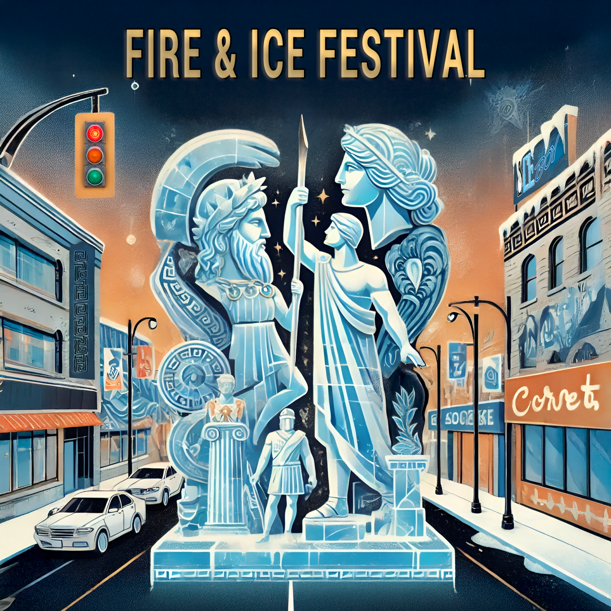 Ice Sculptures in Toronto - Ice Boy